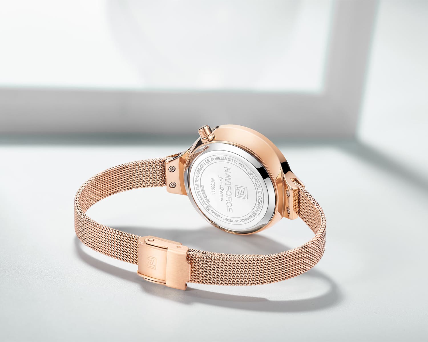 Naviforce Women's Watch NF5001S RG W RG | Watches Prime