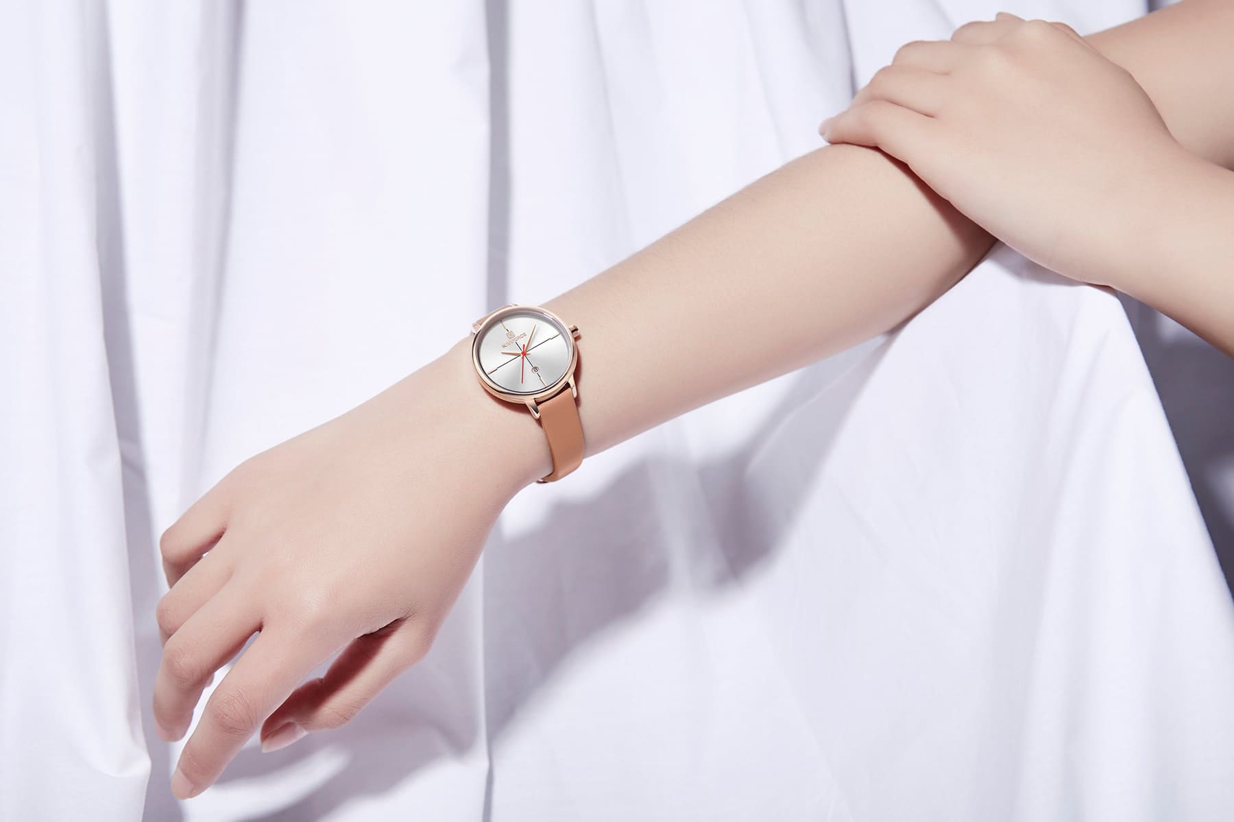 Naviforce Women's Watch NF5006 RG W PG | Watches Prime