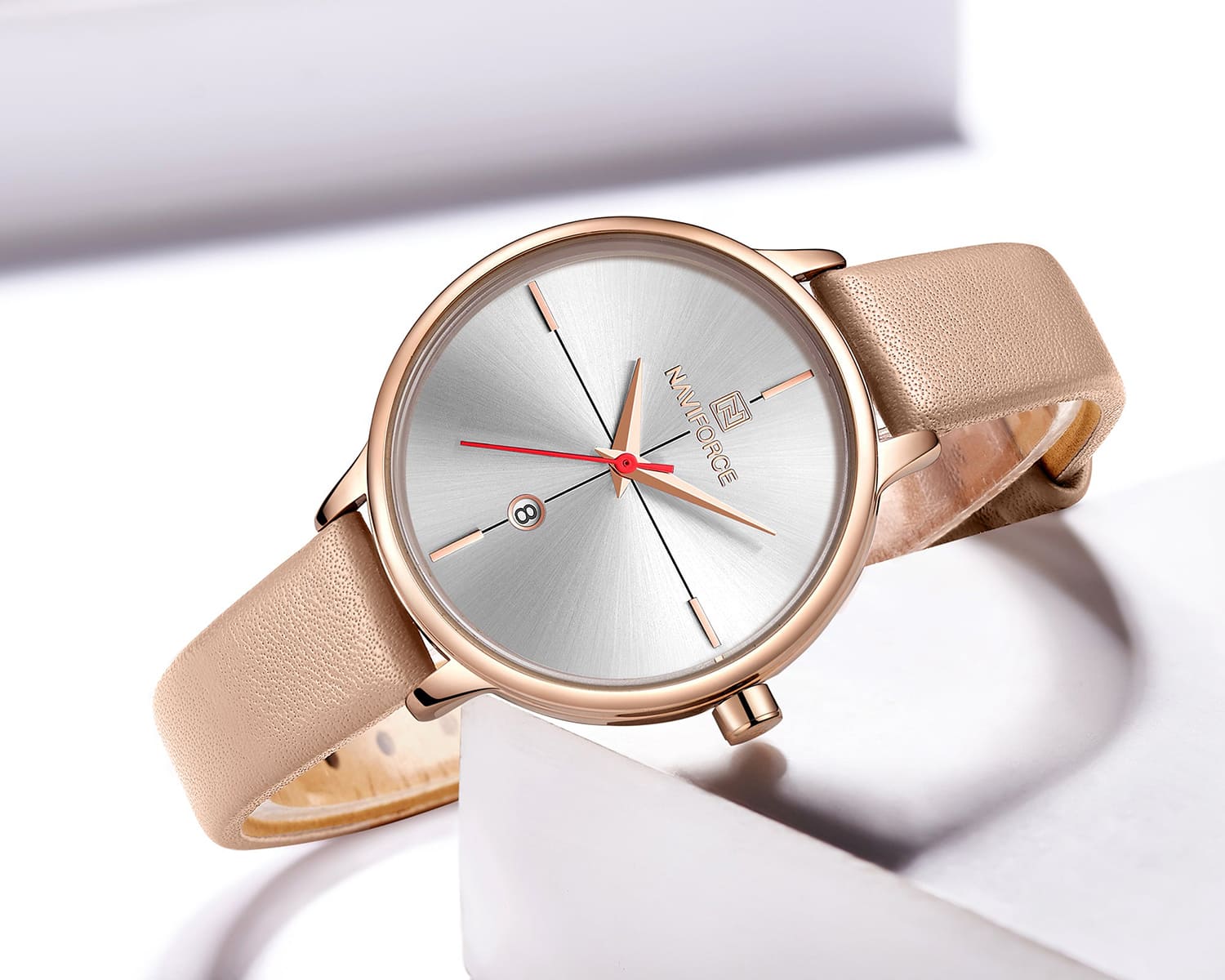 Naviforce Women's Watch NF5006 RG W PG | Watches Prime