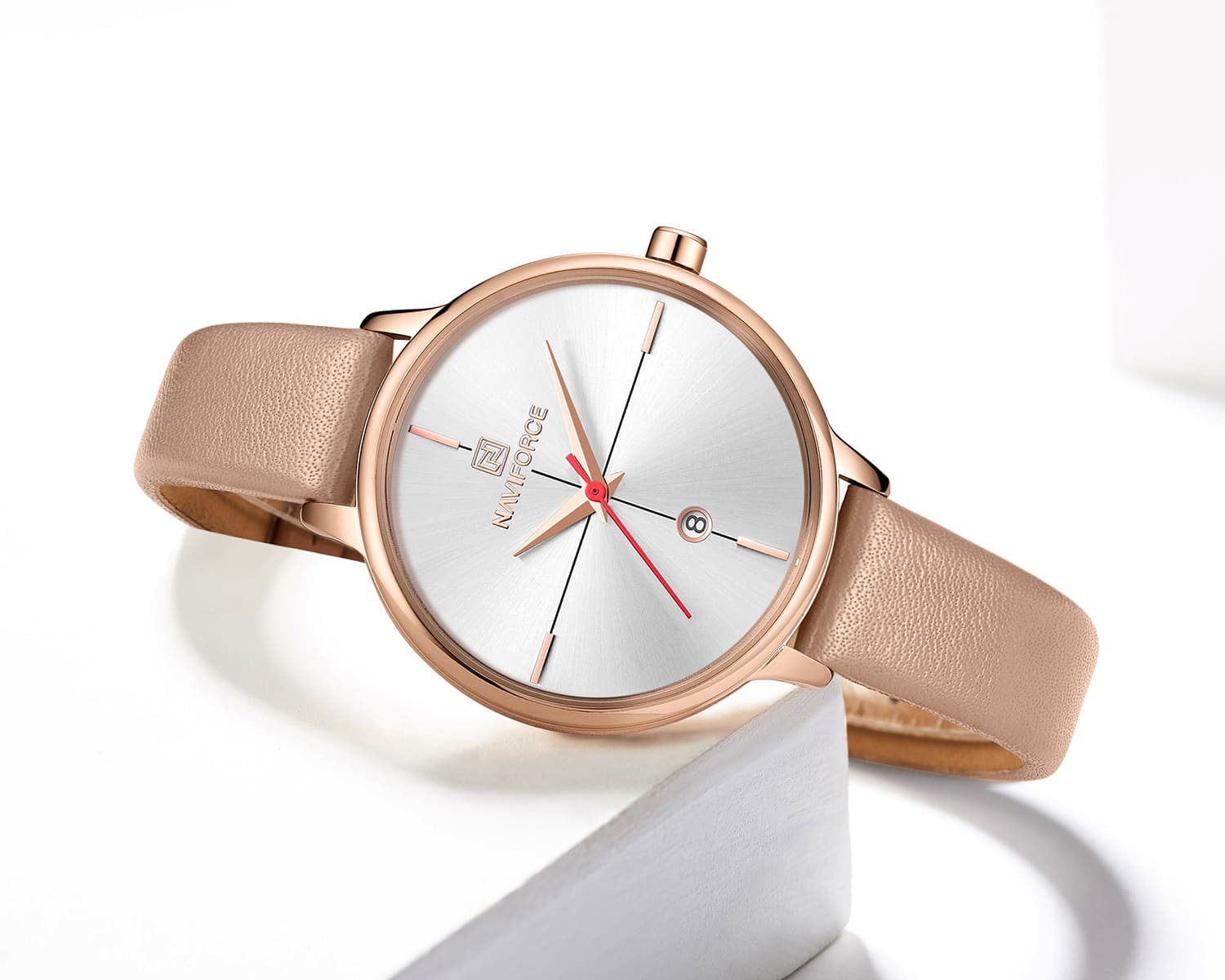 Naviforce Women's Watch NF5006 RG W PG | Watches Prime