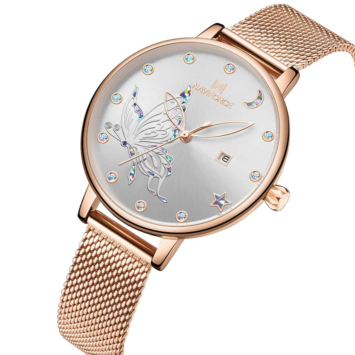 Naviforce Women's Watch NF5011 RG W | Watches Prime