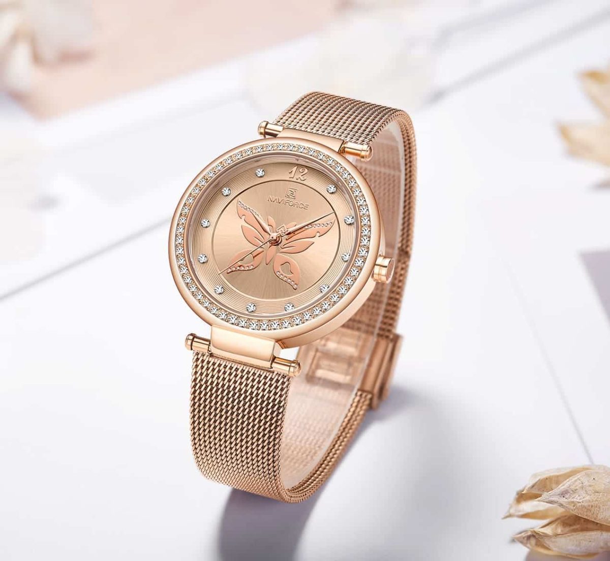 Naviforce Women's Watch NF5018 RG RG | Watches Prime