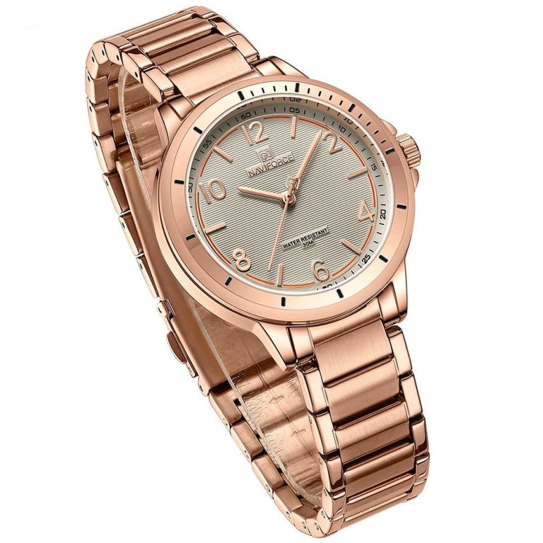 Naviforce Women's Watch NF5021 RG GY RG | Watches Prime
