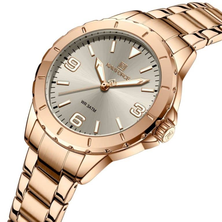 Naviforce Women's Watch NF5022 RG GY RG | Watches Prime