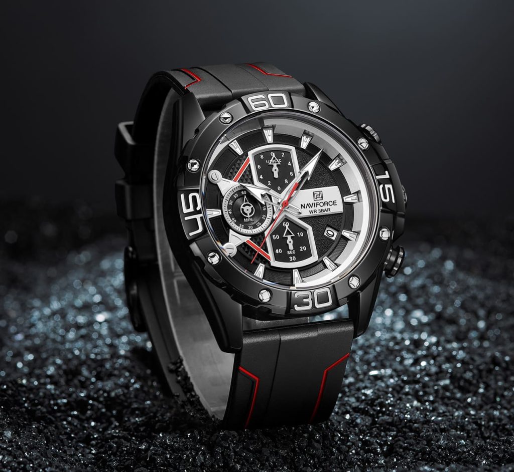 Naviforce Men's Watch NF8018T B B R | Watches Prime