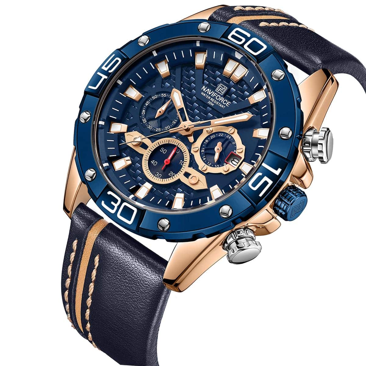 Naviforce Men's Watch NF8019L RG BE | Watches Prime