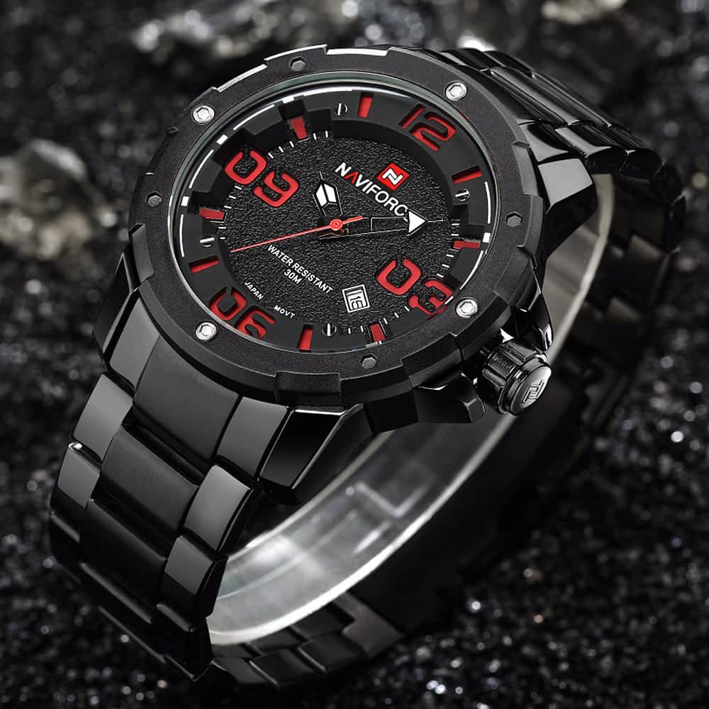 Naviforce Men's Watch NF9078 B B R | Watches Prime