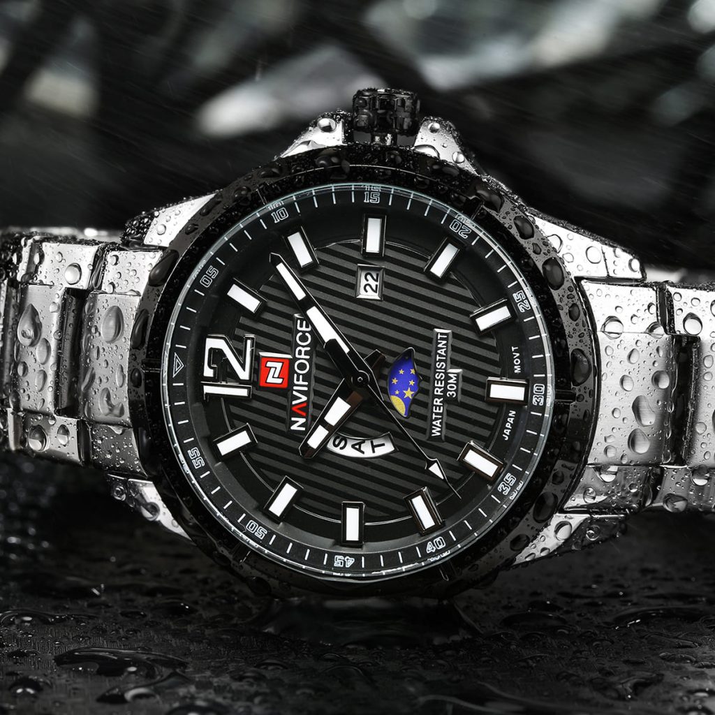 Buy Original Naviforce NF9084-S-B Analog Water Resistant 30M Wrist ...