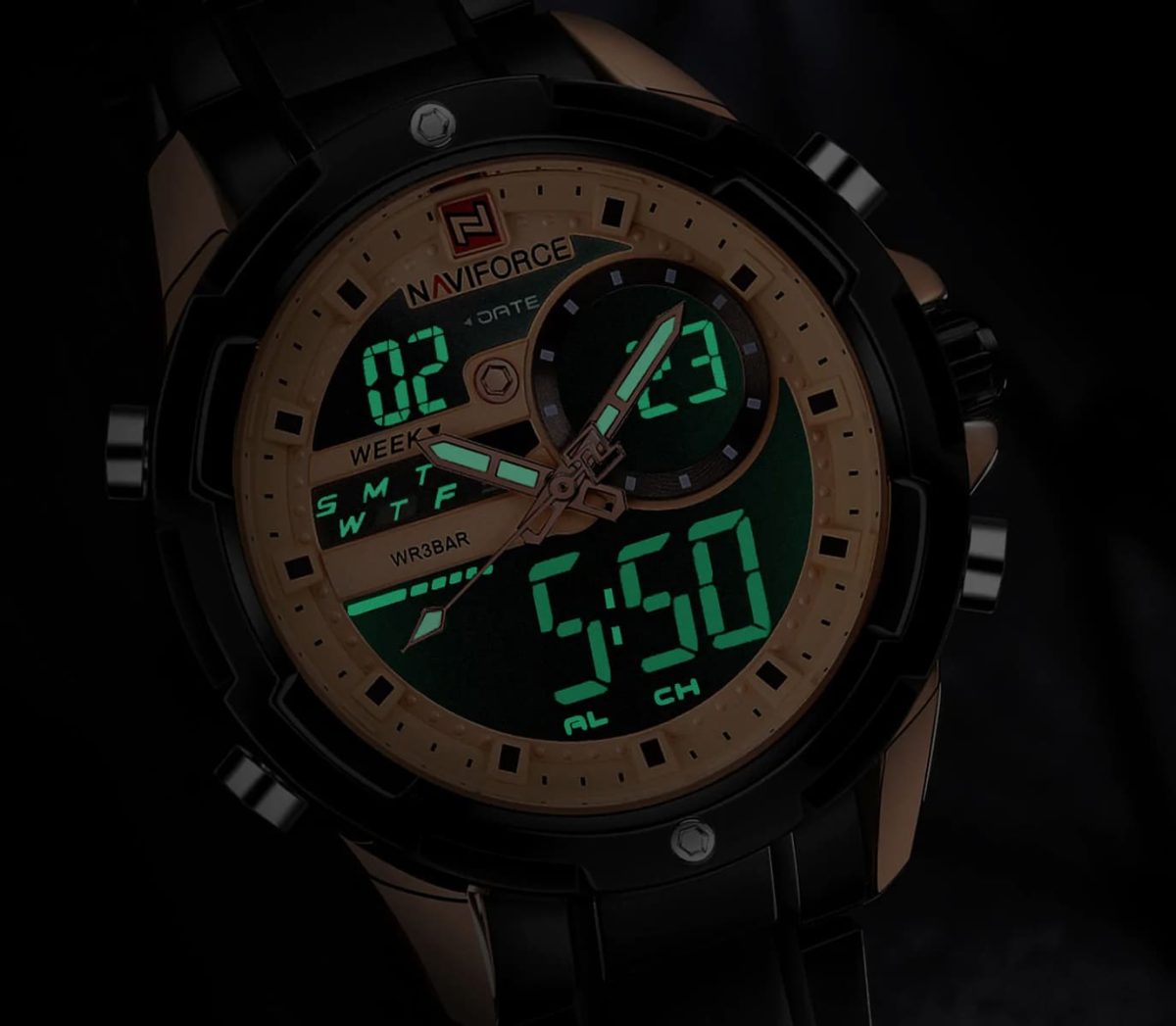 Naviforce Men's Watch NF9120 B B R | Watches Prime