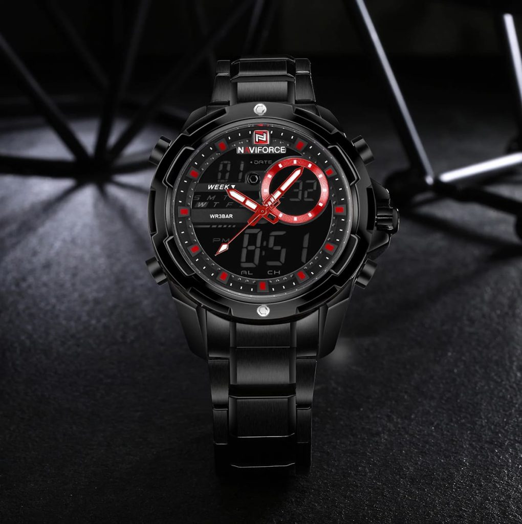 Naviforce Men's Watch NF9120 B B R | Watches Prime