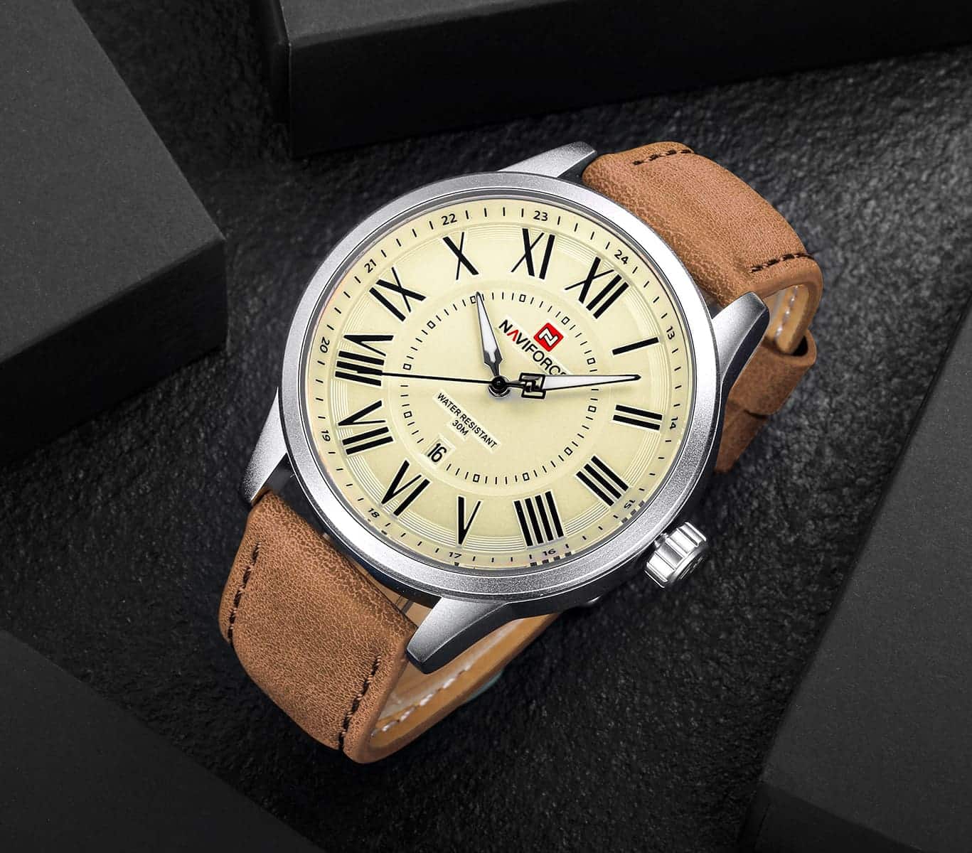 Naviforce Men's Watch NF9126 S Y BN | Watches Prime