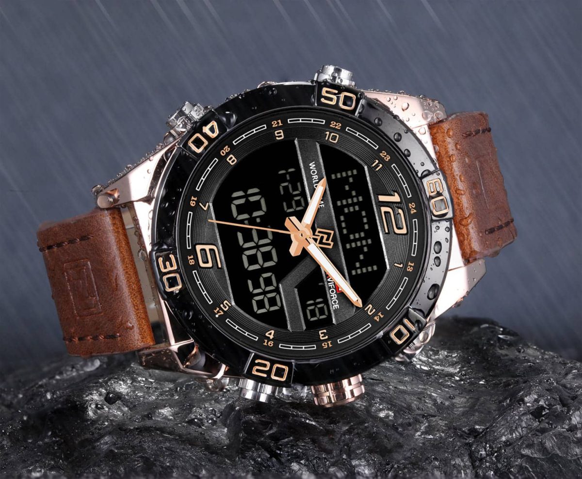 Naviforce Men's Watch NF9128 RG RG D BN | Watches Prime
