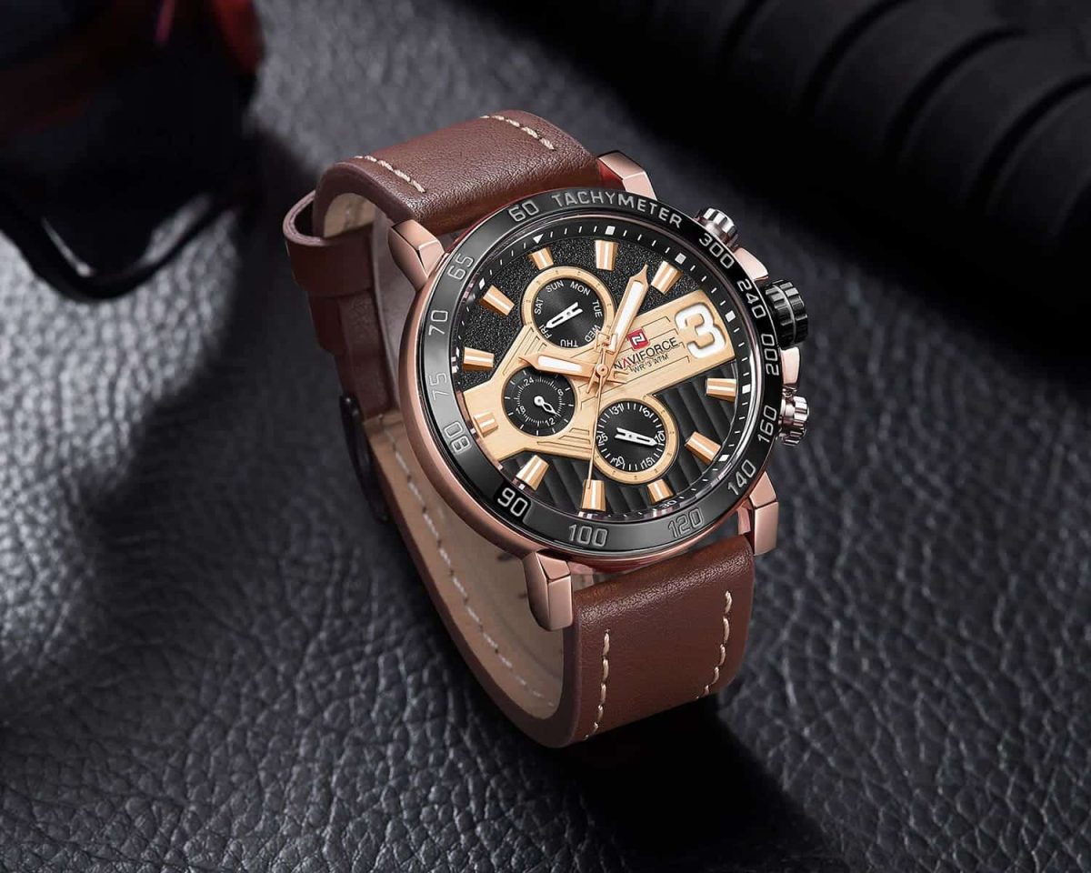 Naviforce Men's Watch NF9137 RG B BN | Watches Prime