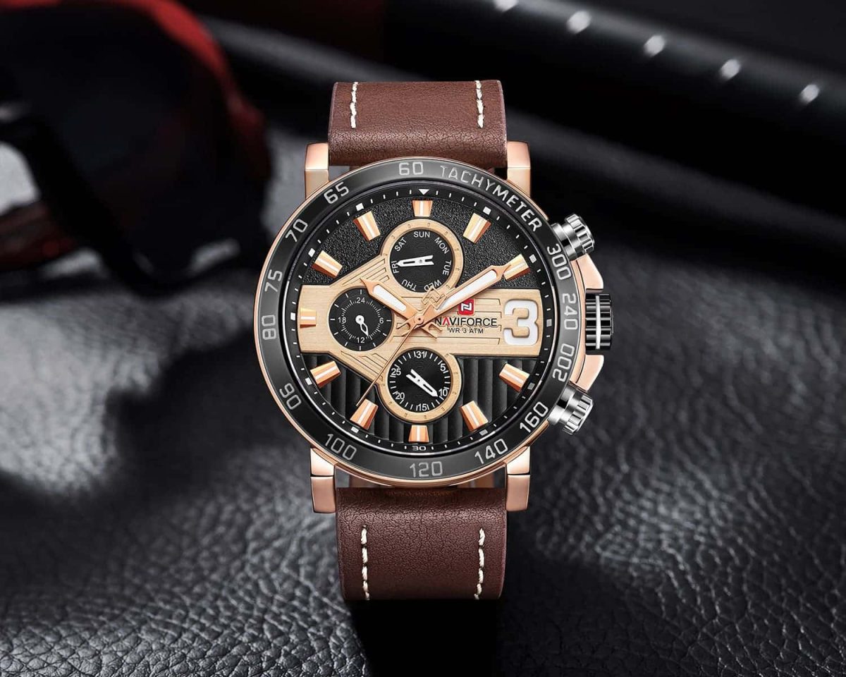 Naviforce Men's Watch NF9137 RG B BN | Watches Prime