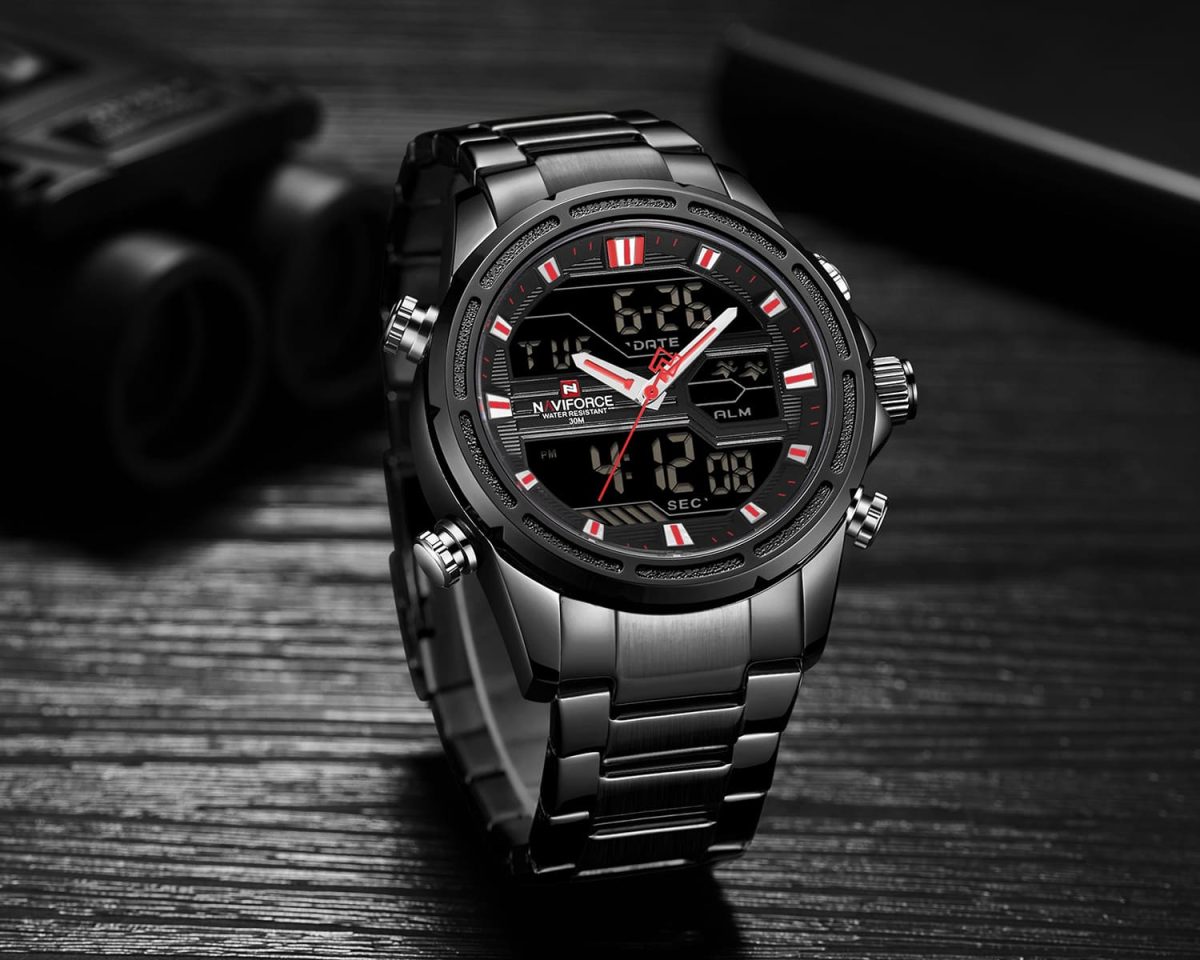 Naviforce Men's Watch NF9138S B B R | Watches Prime