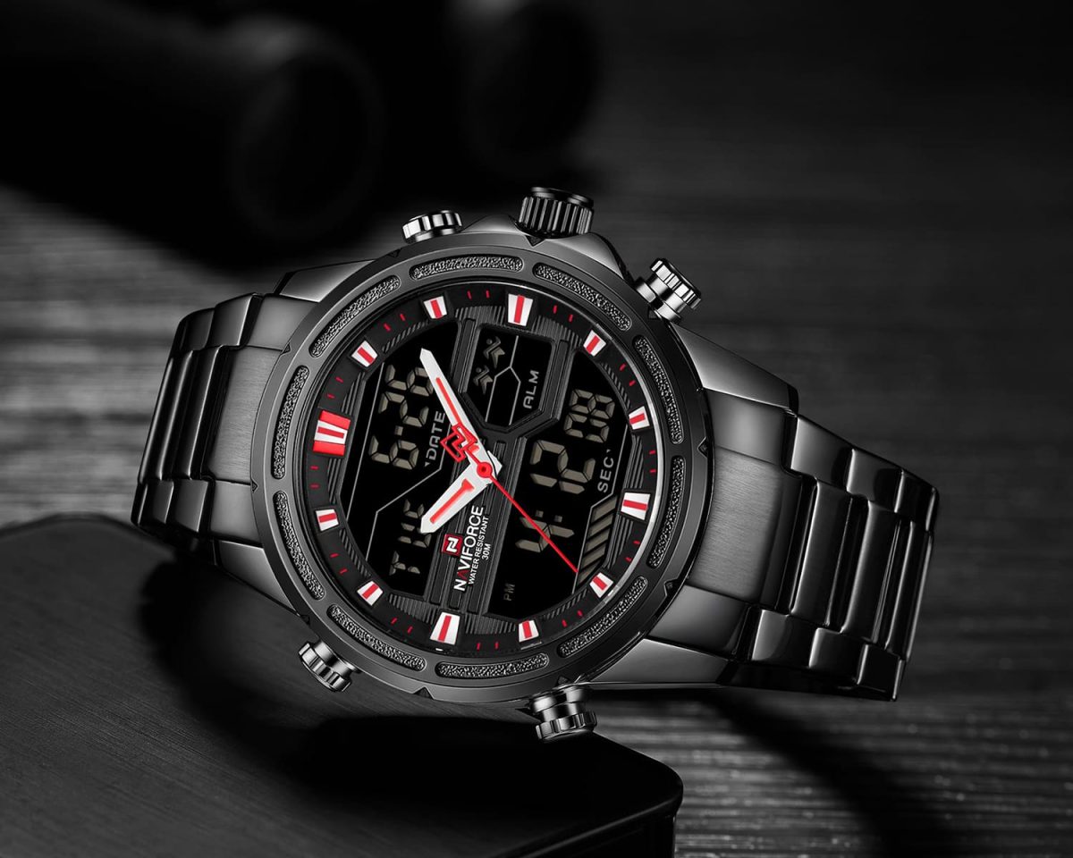 Naviforce Men's Watch NF9138S B B R | Watches Prime