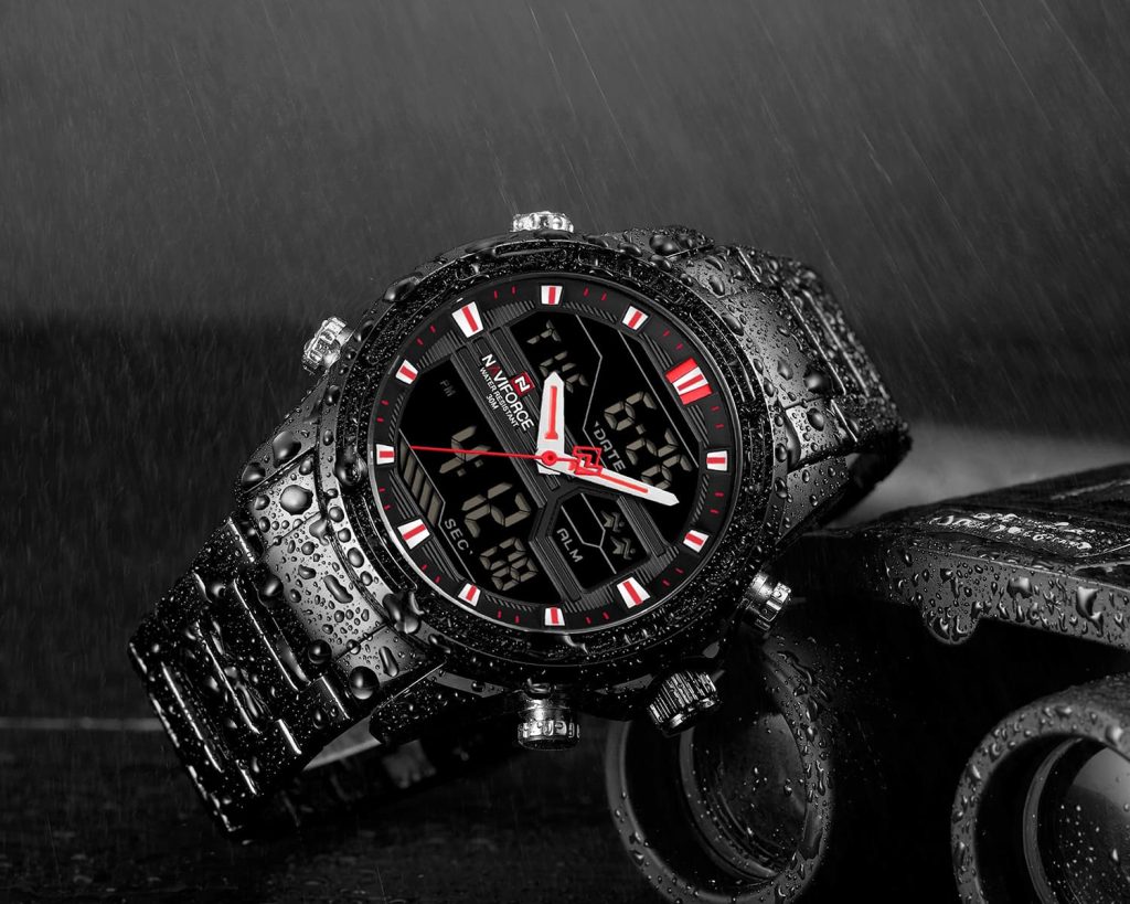 Naviforce Men's Watch NF9138S B B R | Watches Prime