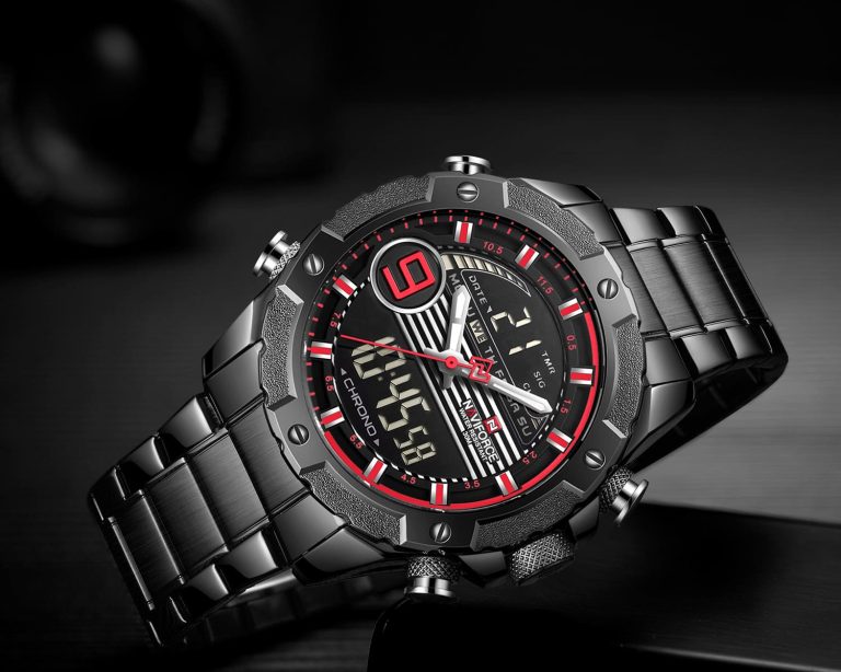 Naviforce Men's Watch NF9146S B B R | Watches Prime