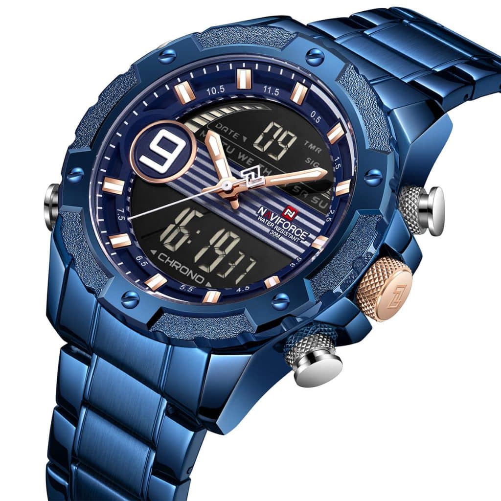 Naviforce Men's Watch NF9146S BE W BE | Watches Prime
