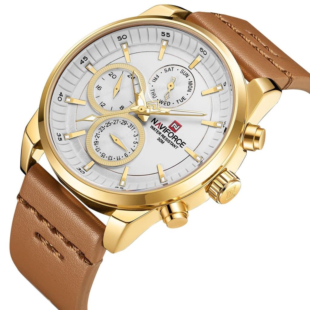 Naviforce Men's Watch NF9148 G W L BN | Watches Prime