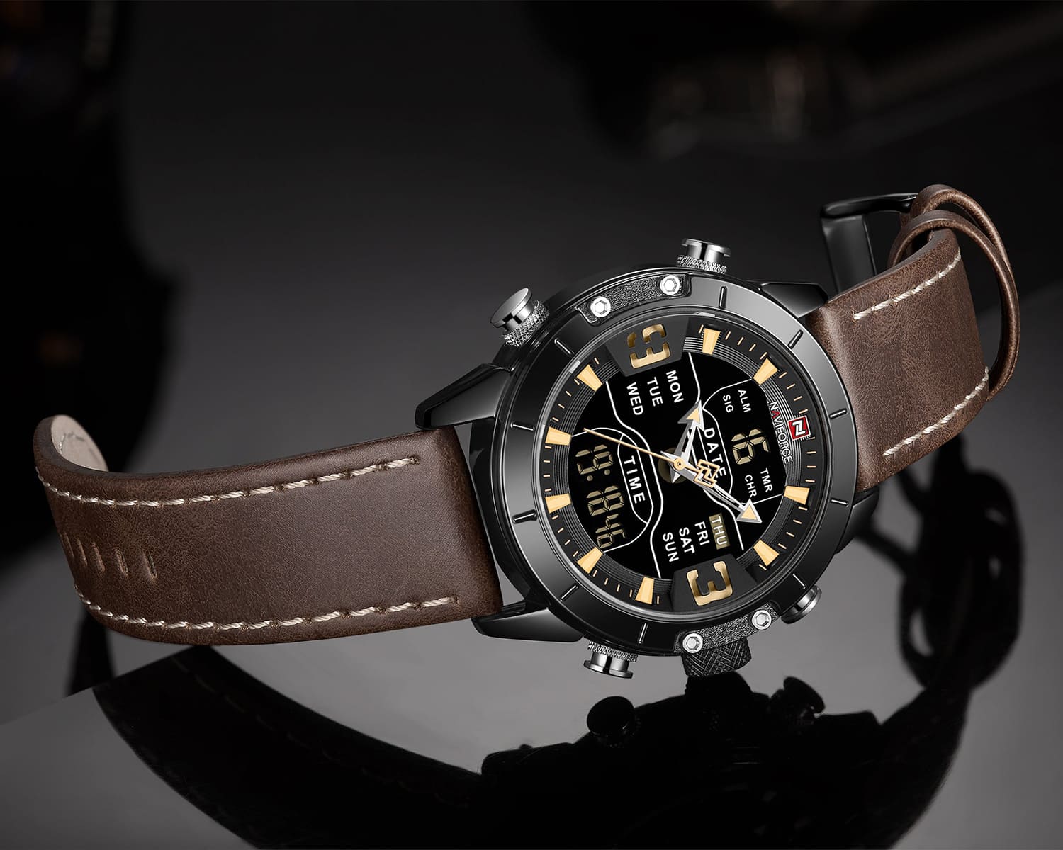 Naviforce Men's Watch NF9153L B Y BN | Watches Prime