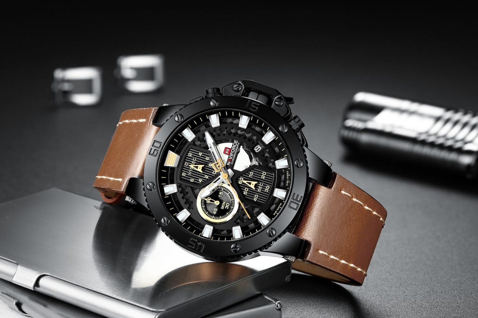 Naviforce Men's Watch NF9159 B Y BN | Watches Prime