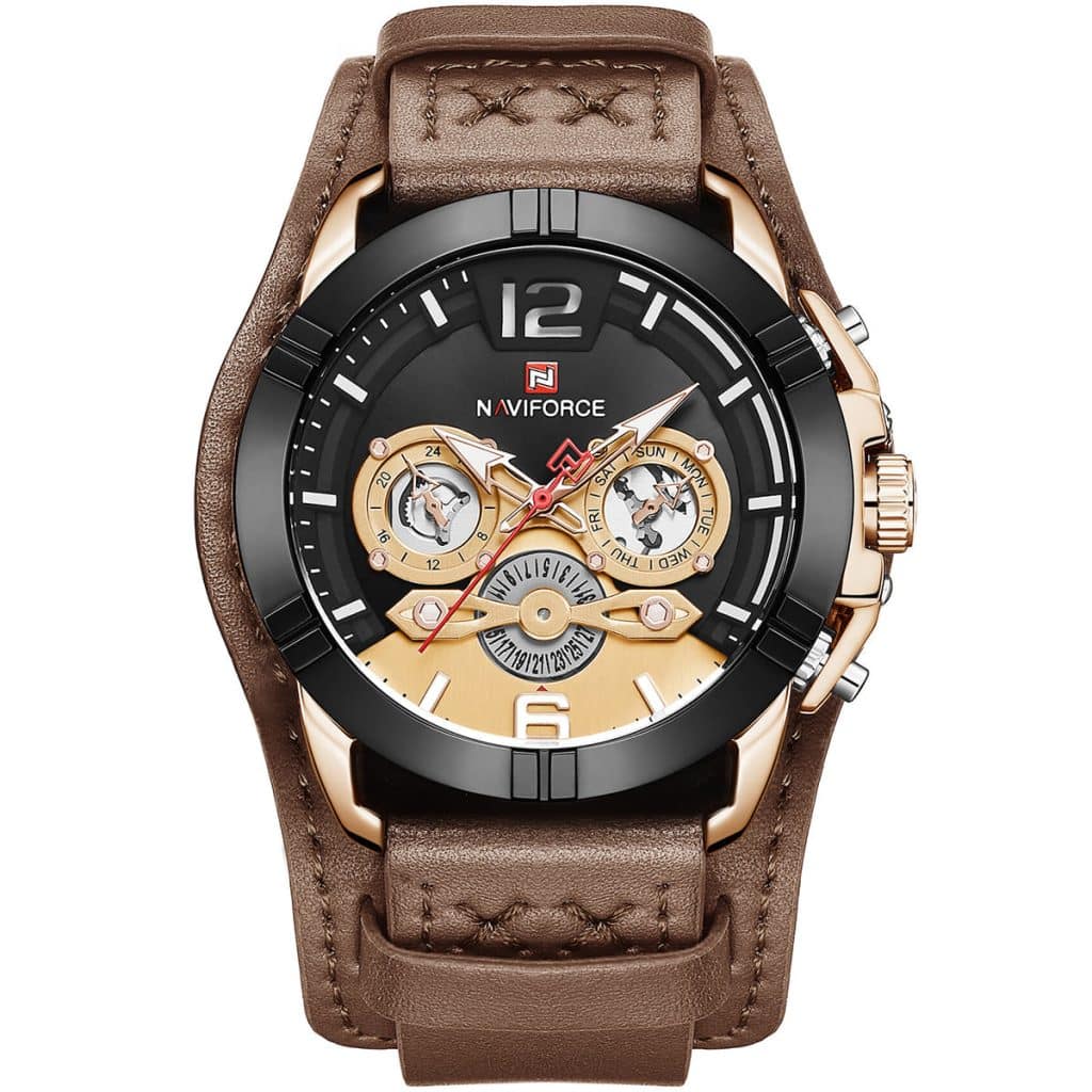Naviforce Men's Watch NF9162 RG B BN | Watches Prime