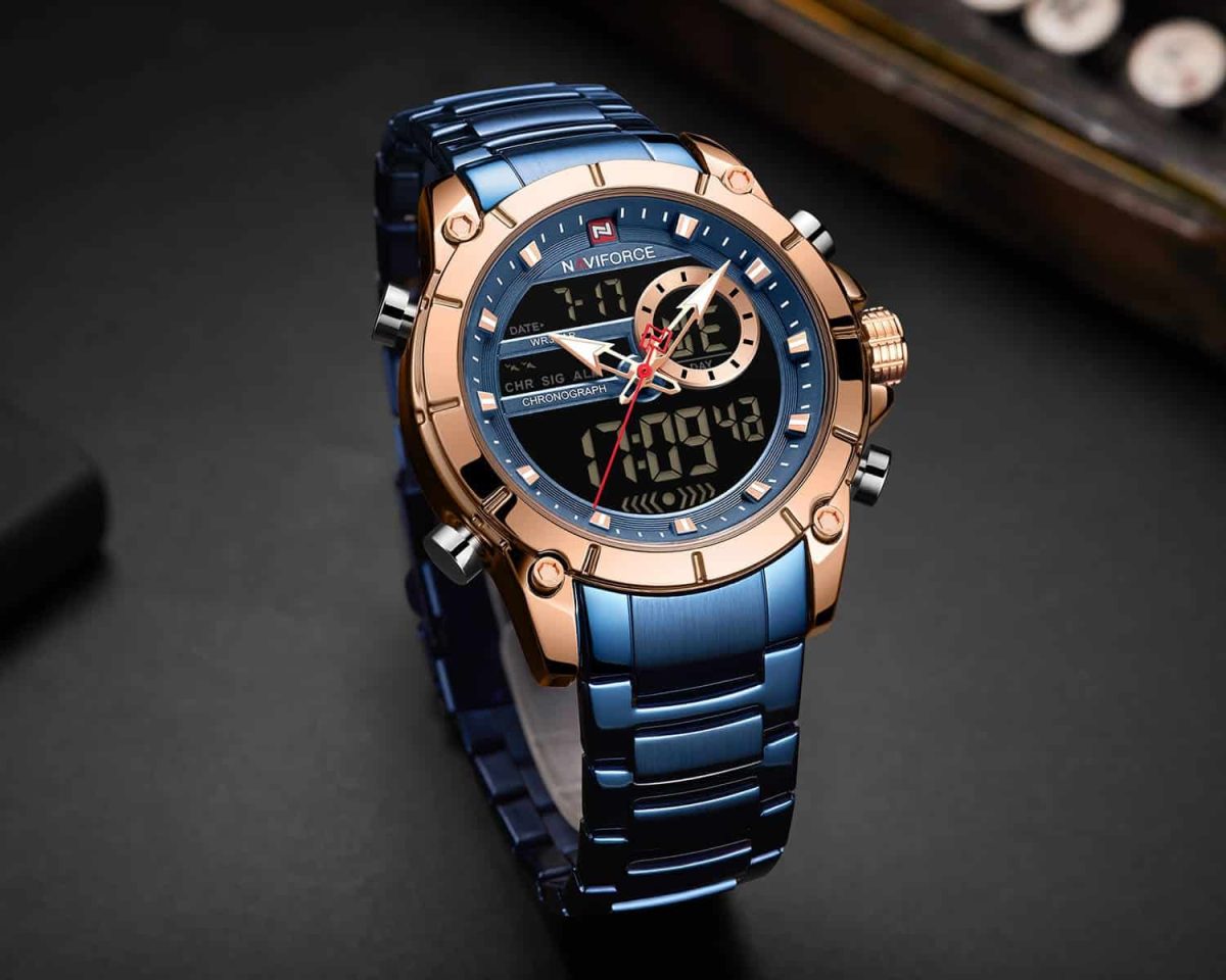 Naviforce Men's Watch NF9163 RG BE | Watches Prime