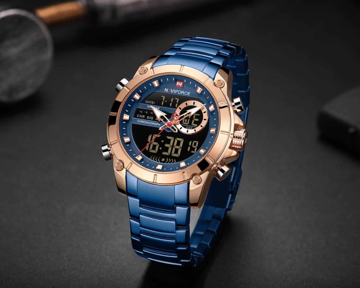 Naviforce Men's Watch NF9163 RG BE | Watches Prime