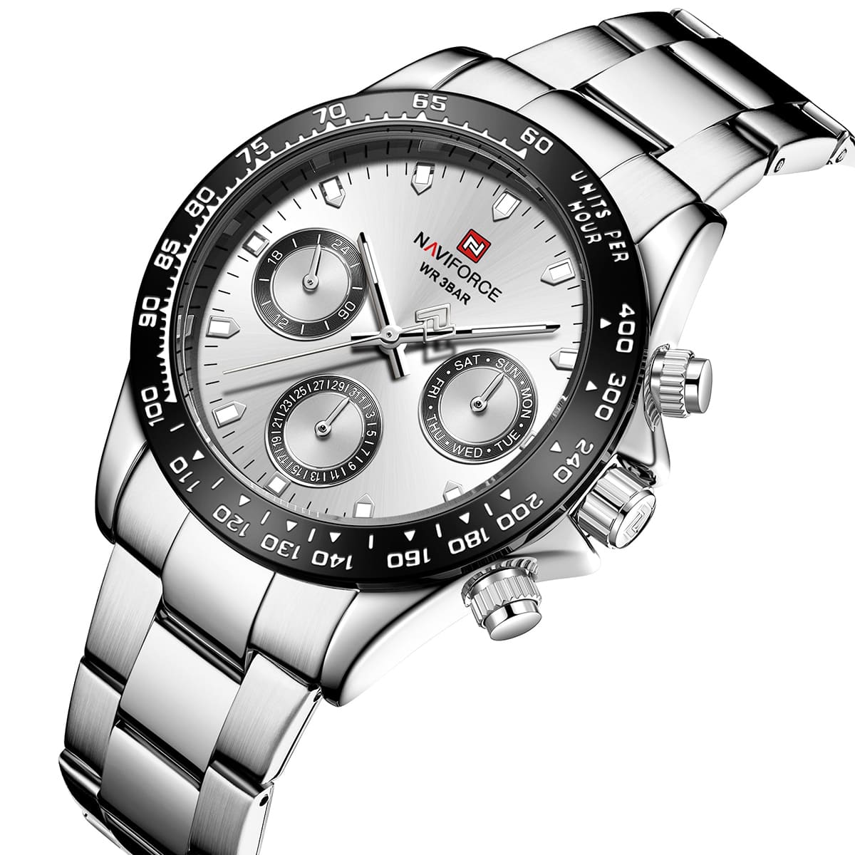 Naviforce Men's Watch NF9193 S B W | Watches Prime