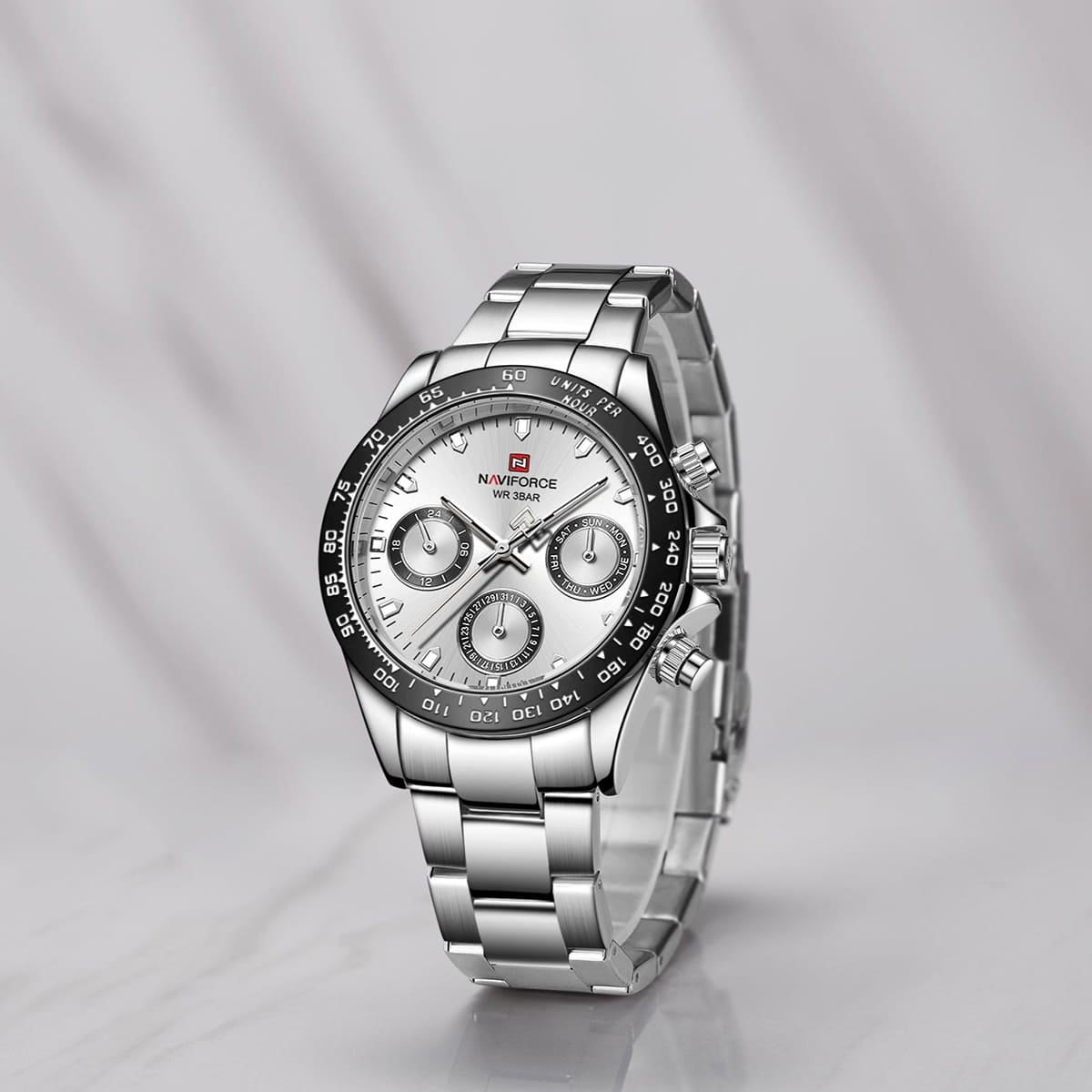 Naviforce Men's Watch NF9193 S B W | Watches Prime