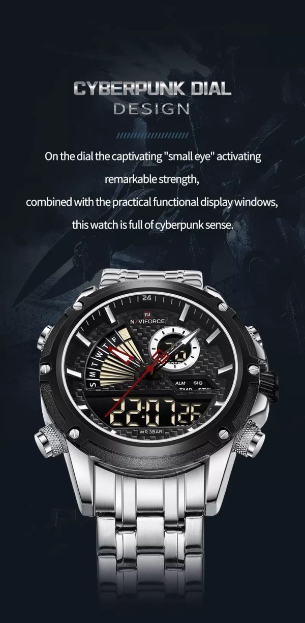 Naviforce Men's Watch NF9205 S B | Watches Prime