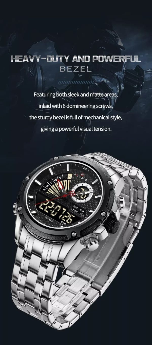 Naviforce Men's Watch NF9205 S B | Watches Prime