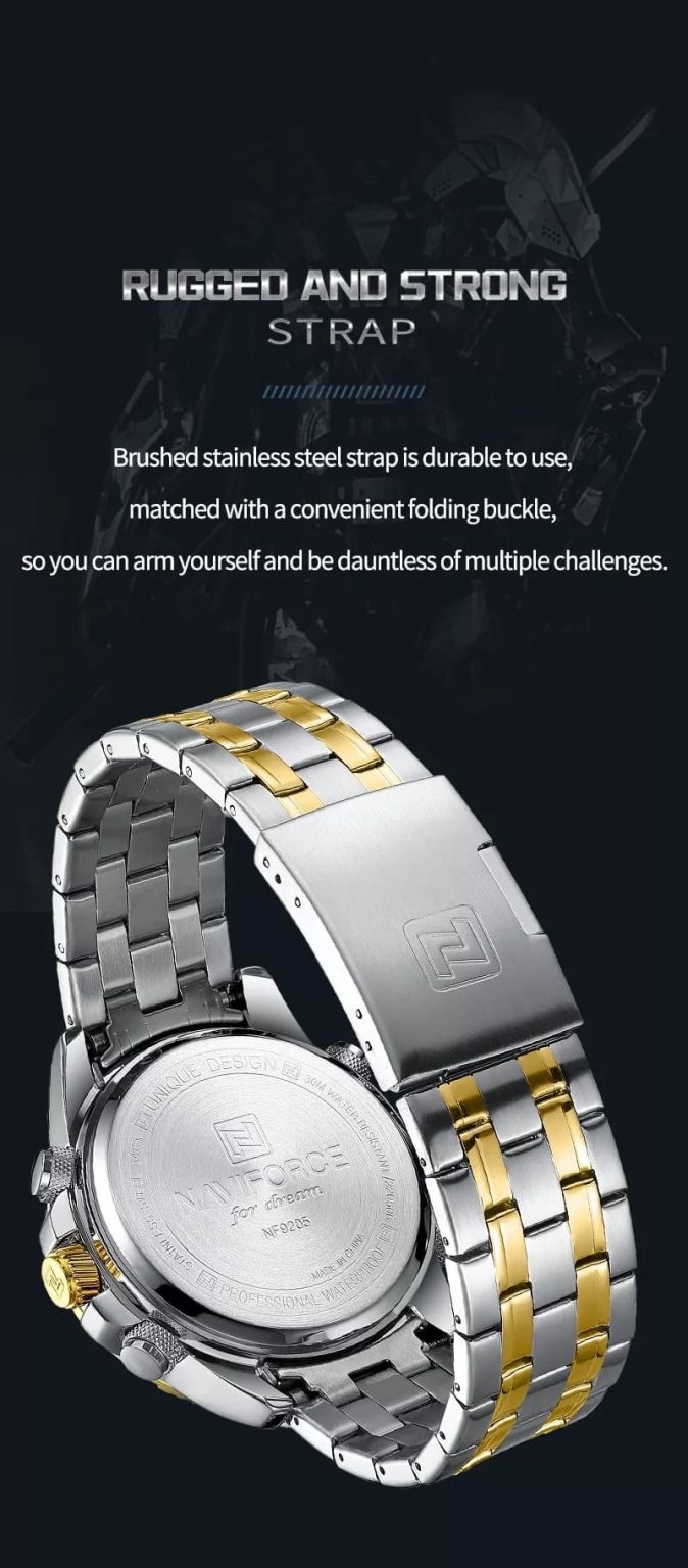 Naviforce Men's Watch NF9205 S G | Watches Prime