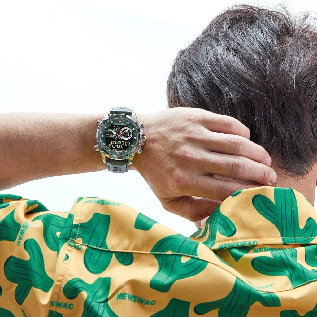 Naviforce Men's Watch NF9208 S GN GN | Watches Prime