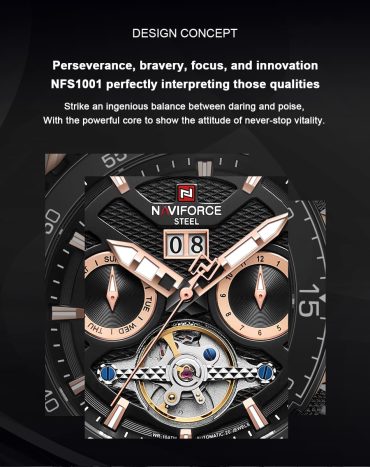Naviforce Men's Watch NFS1001 RG B | Watches Prime