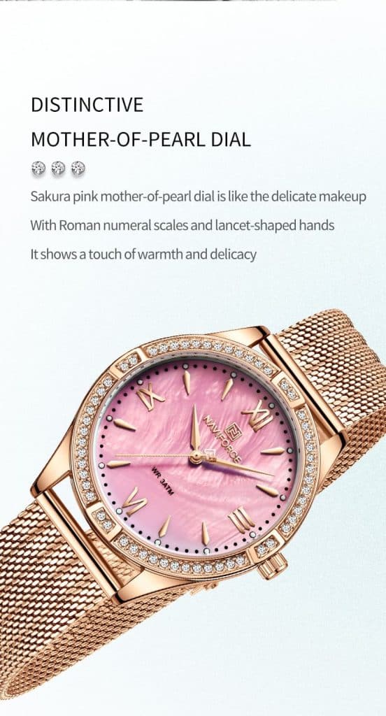 Naviforce Women's Watch NF5028 RG R | Watches Prime