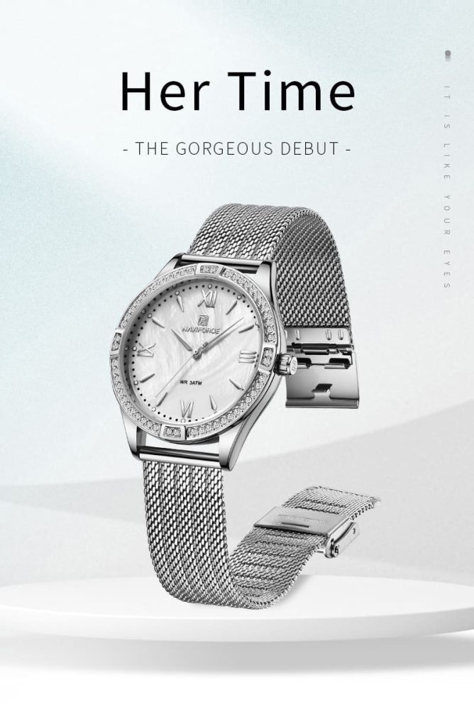 Naviforce Women's Watch NF5028 S W | Watches Prime