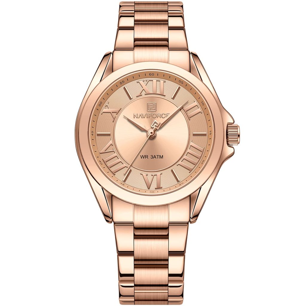 Naviforce Women's Watch NF5037 RG RG | Watches Prime