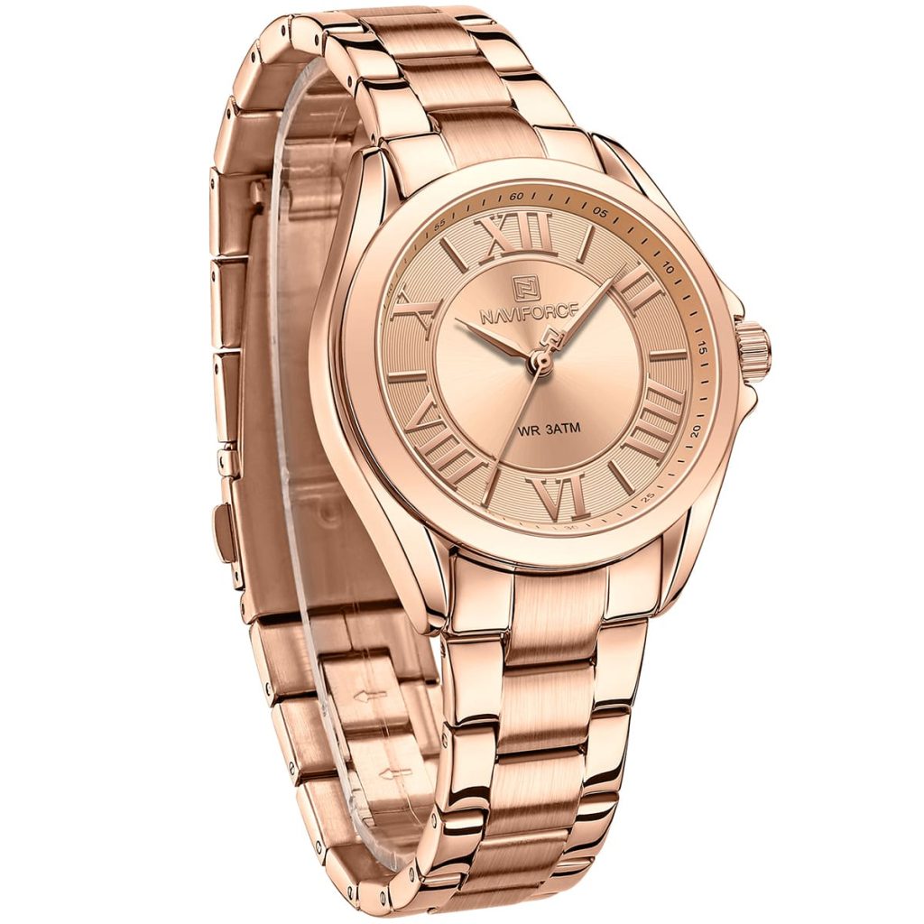 Naviforce Women's Watch NF5037 RG RG | Watches Prime
