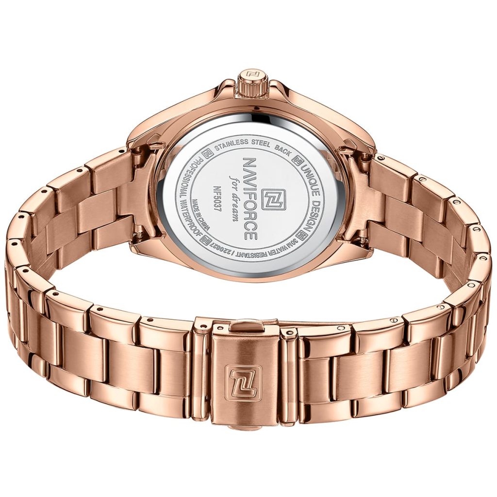Naviforce Women's Watch NF5037 RG RG | Watches Prime