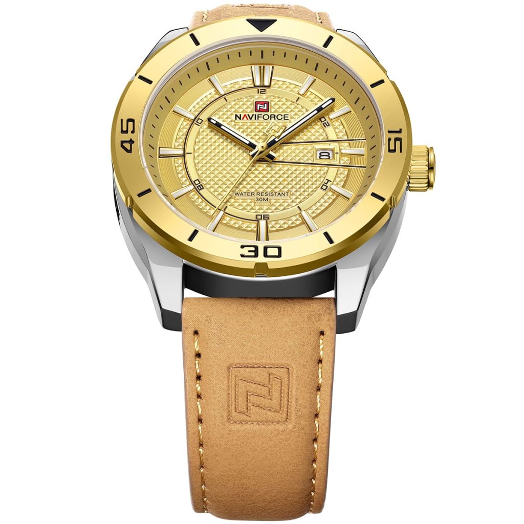 ساعة يد نافي فورس رجالية NF9209 S G L BN | واتشز برايم