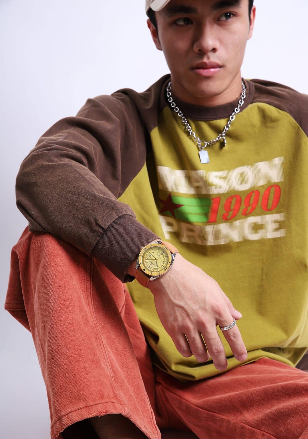 ساعة يد نافي فورس رجالية NF9209 S G L BN | واتشز برايم