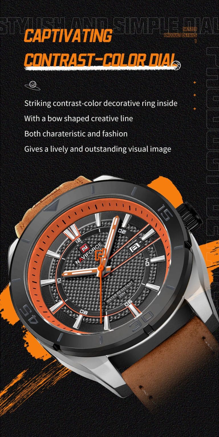Naviforce Men's Watch NF9209 S O O BN | Watches Prime