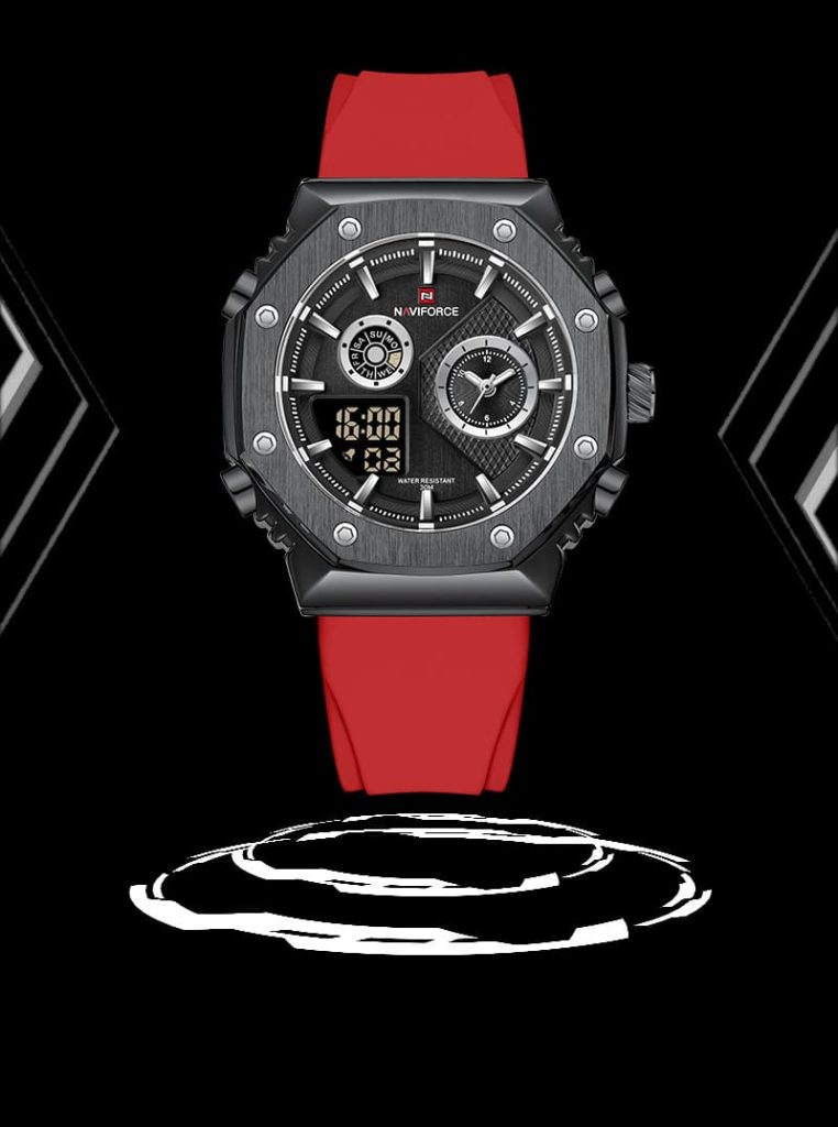 Naviforce Men's Watch NF9216T B B R | Watches Prime
