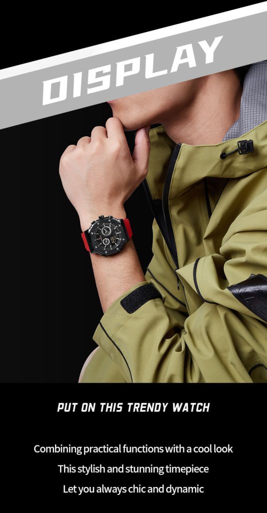 Naviforce Men's Watch NF9216T B B R | Watches Prime