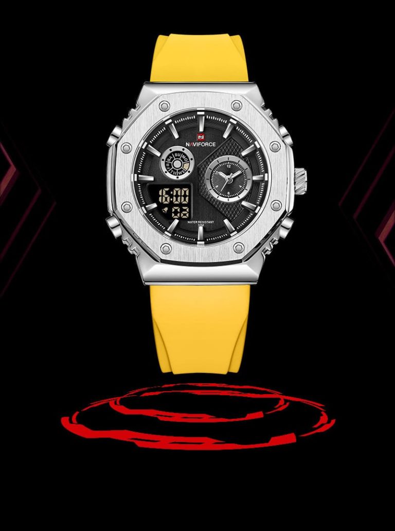 ساعة يد نافي فورس رجالية NF9216T S B Y | واتشز برايم