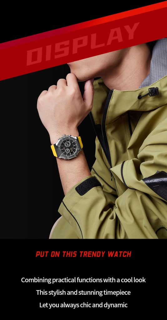 ساعة يد نافي فورس رجالية NF9216T S B Y | واتشز برايم