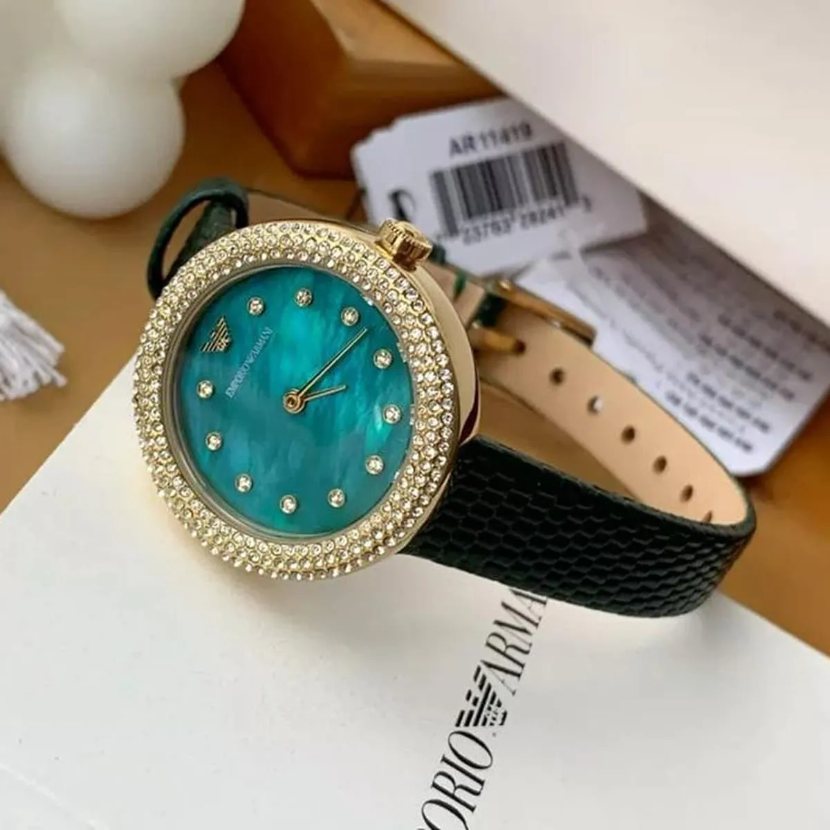 Emporio Armani Ladies Watch Rosa AR11419 | Watches Prime