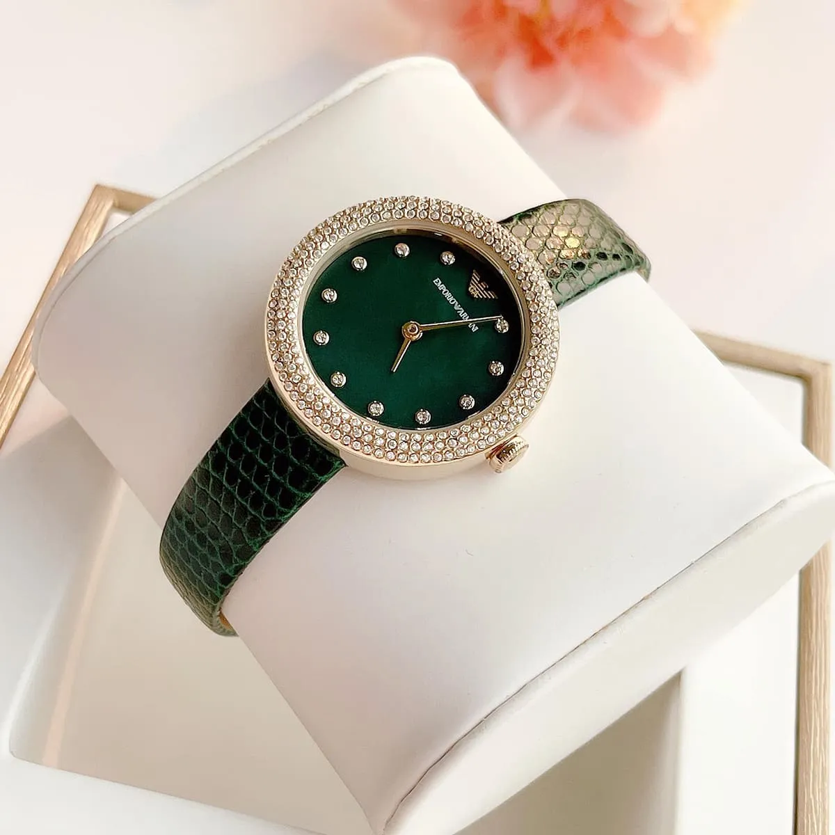 Emporio Armani Ladies Watch Rosa AR11419 | Watches Prime